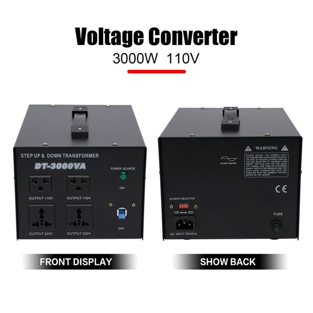 Miumaeov 3000va Regulator With Transformer Step Up Down 110v 220v