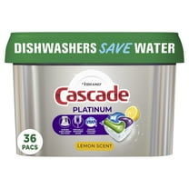 Cascade Total Clean ActionPac Dishwasher Detergent Pacs Lemon Scent ...