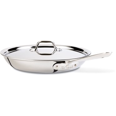 Tri-Ply Clad 12 in Stainless Steel Fry Pan - Walmart.com