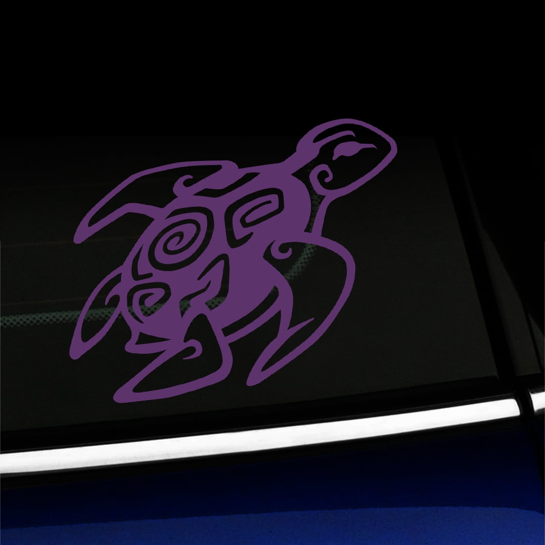 Sea Turtle - Vinyl Decal - Choose Color - [VIOLET] - Walmart.com