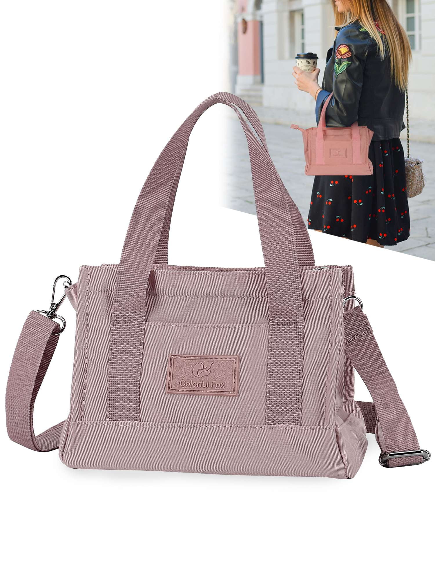 Gustave Nylon Crossbody Purse Satchel Handbag for Women Waterproof ...