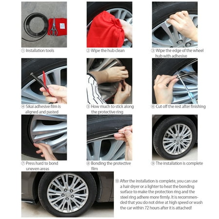 Wheel Rim Protectors For Car 8 Meters Auto Car Alloy Wheel Rim ...