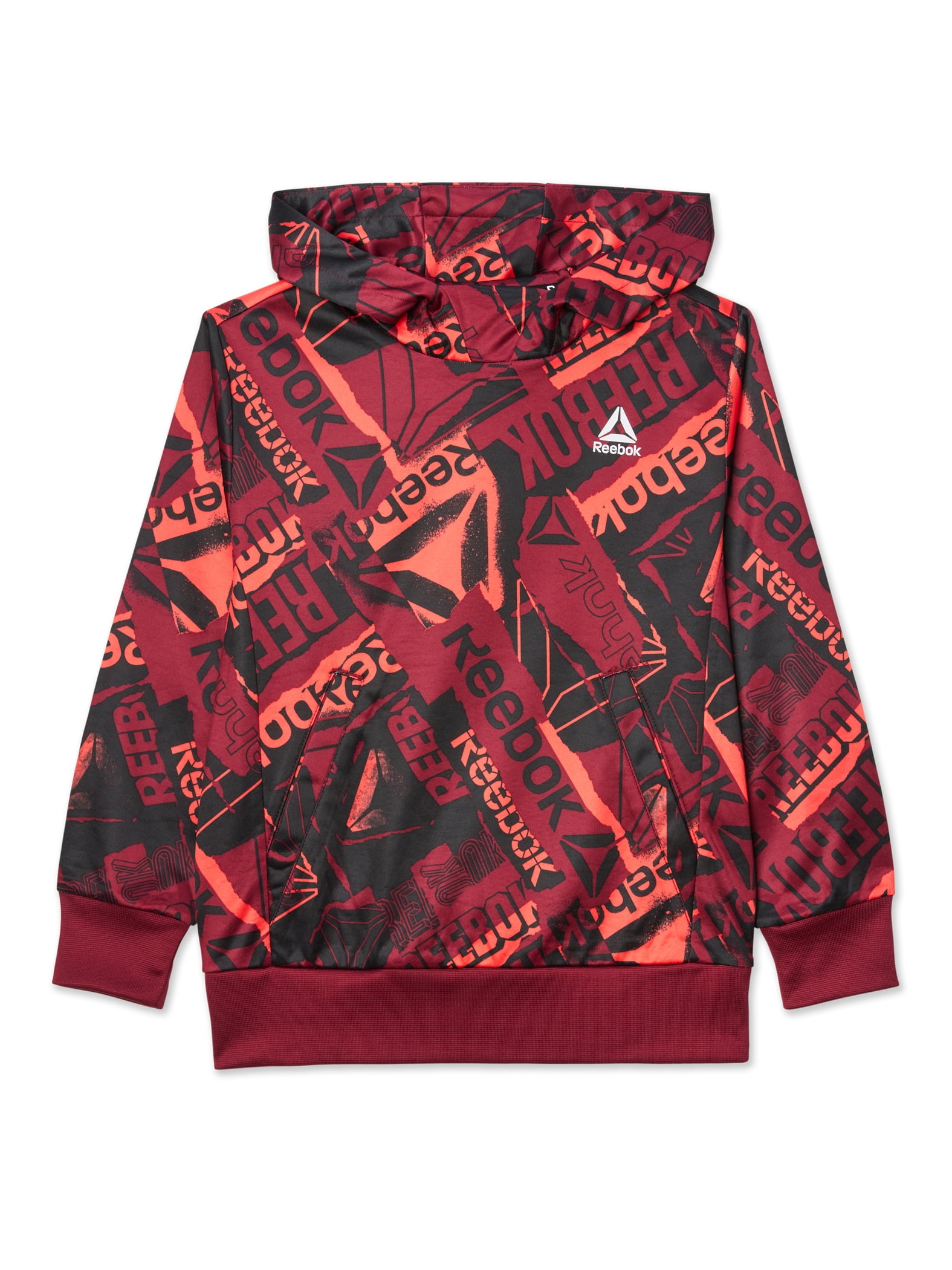 Reebok Boys Collage Hoodie, Sizes 4-18 - Walmart.com
