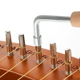 Raindrops Wooden Handle L-Shape Lyre Harp Tuning Wrench Lyre Tuning ...