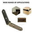 90 Degree Hinges Zinc Alloy Hinge For Wooden Box Wine Jewellery Case ...