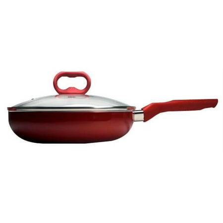 Epoca International 1924315 4.5 qt. Deep Cooker with Lid - Red - Walmart.ca