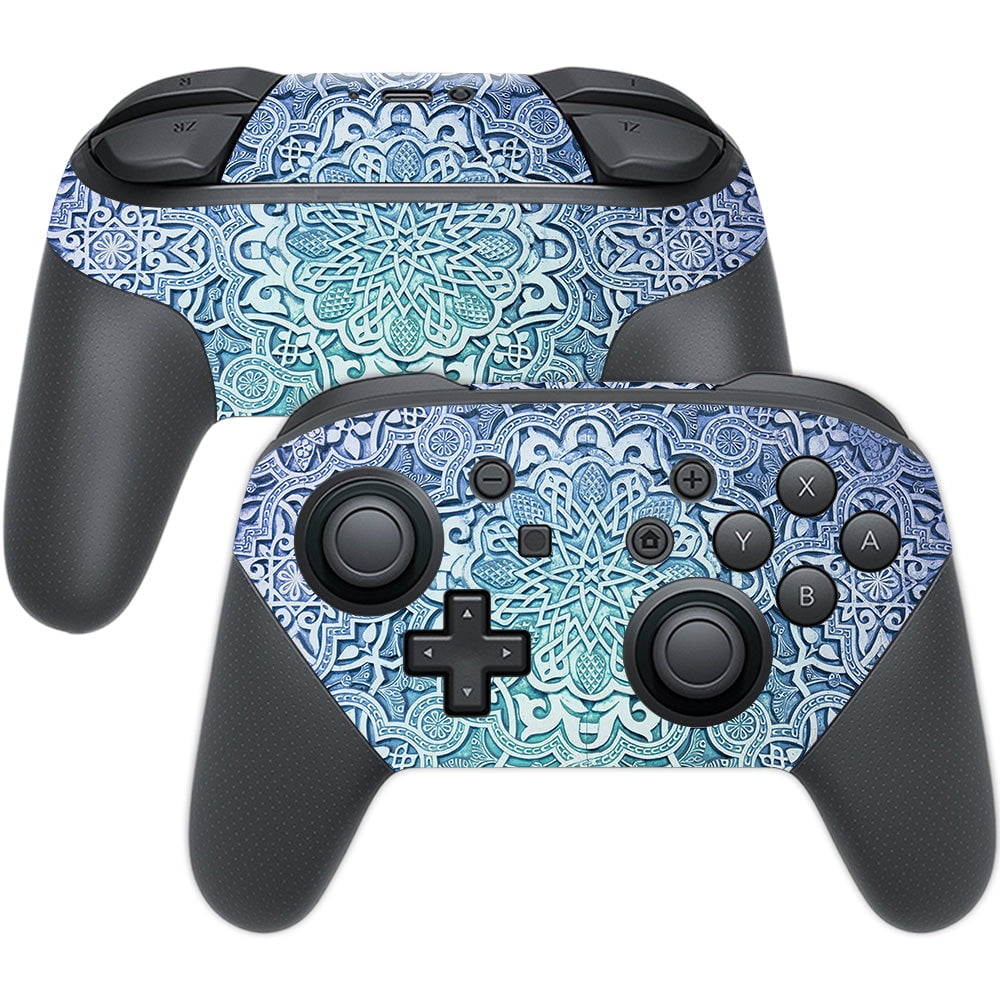 Skin Decal Wrap Compatible With Nintendo Switch Pro Controller Carved ...