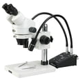AmScope 3.5X-180X Electronics Inspection Zoom Stereo Microscope ...