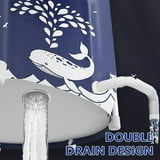 Hurber Collapsible Foldable Plastic Portable Shower Bath Tub for Adults ...