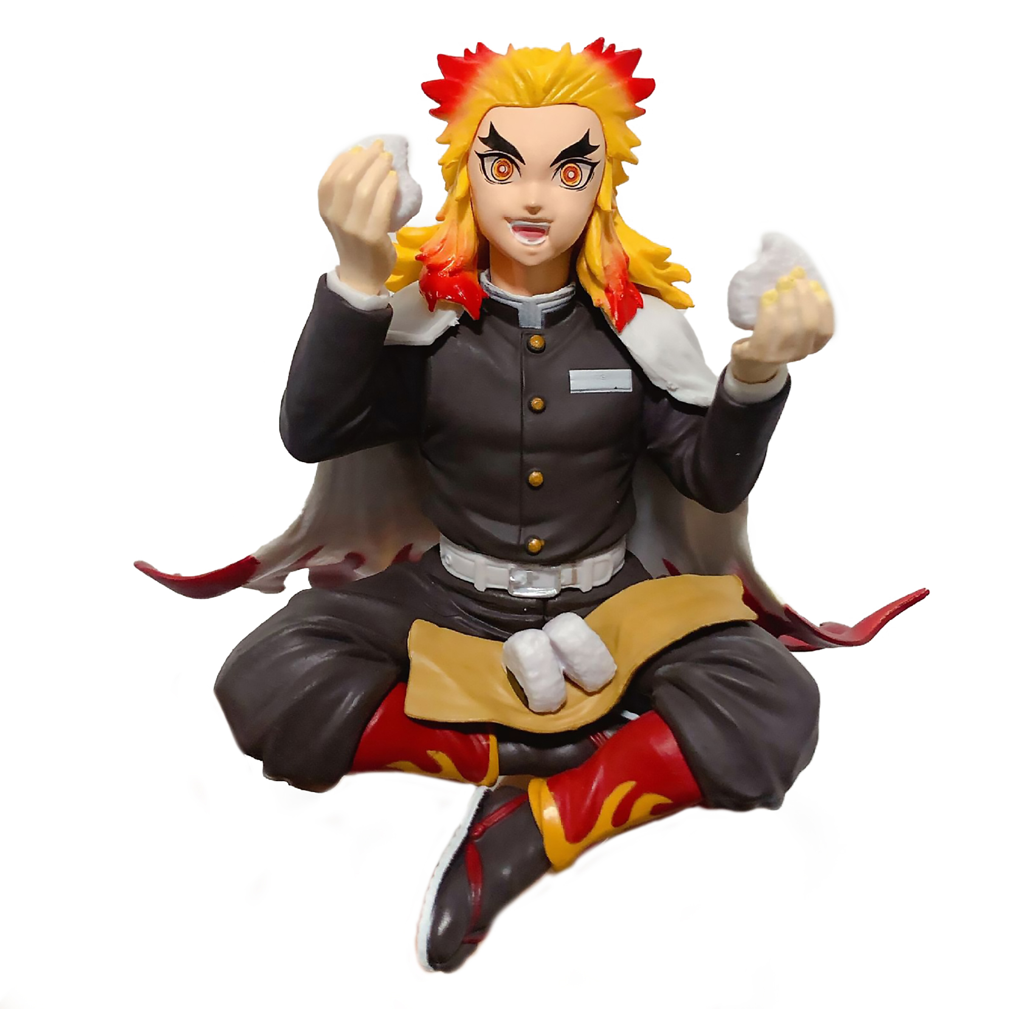 NEW in Box Demon Slayer Kyojuro Eating Riceball Figure (4 - munimoro.gob.pe