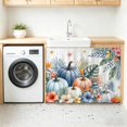 Cabinet Curtains for Shelves, Tropical Pumpkins Plants Under Sink ...