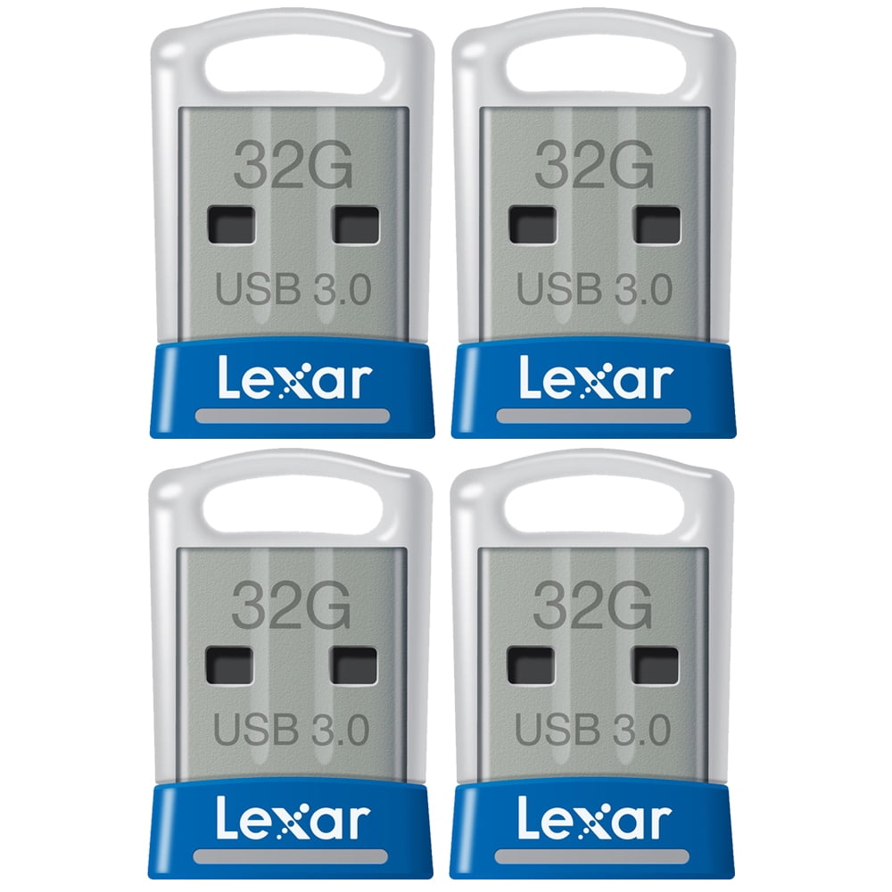 Lexar 4-Pack JumpDrive S45 32GB 3.0 Flash Drive - Walmart.com
