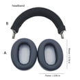 Ear Pad Sponge Ear Cushion Headband Cover Headbeam Sleeve for MDR-1AM2 ...