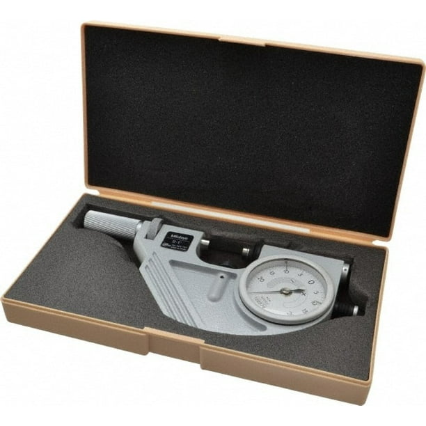 Mitutoyo 0 to 1" Range, 0.0001" Graduation, Mechanical Outside ...