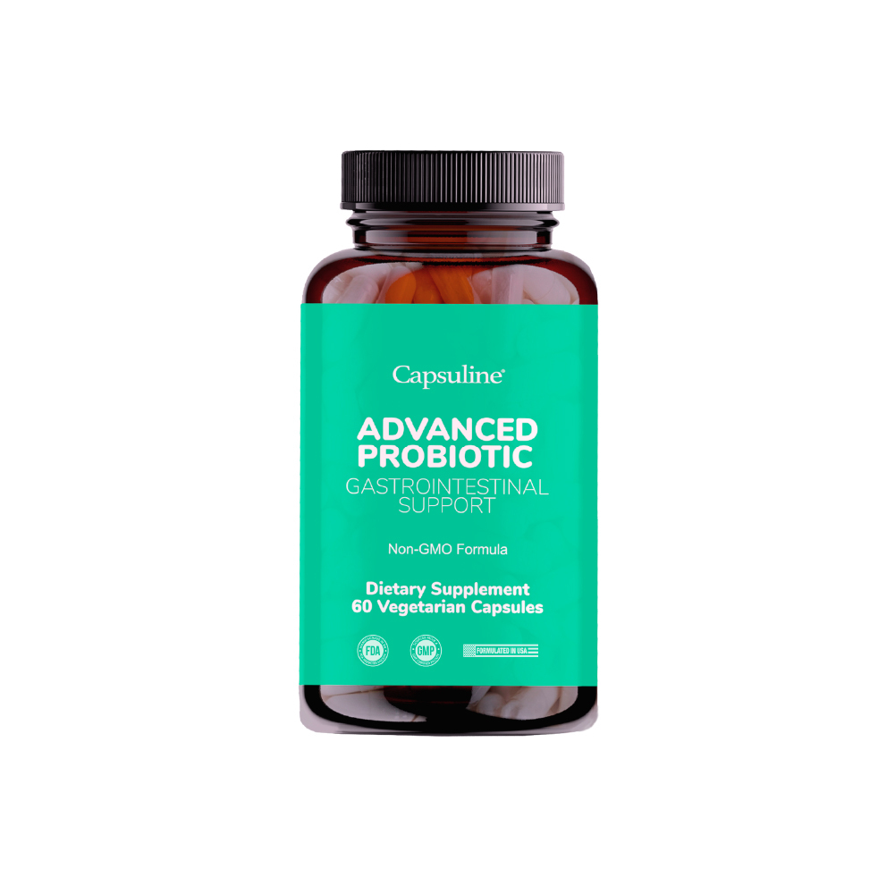 Capsuline Advanced Probiotic - 60 Count Veg Capsules - Walmart.com