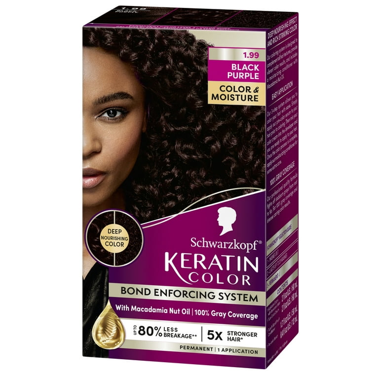 Violet Black Hair Color Box