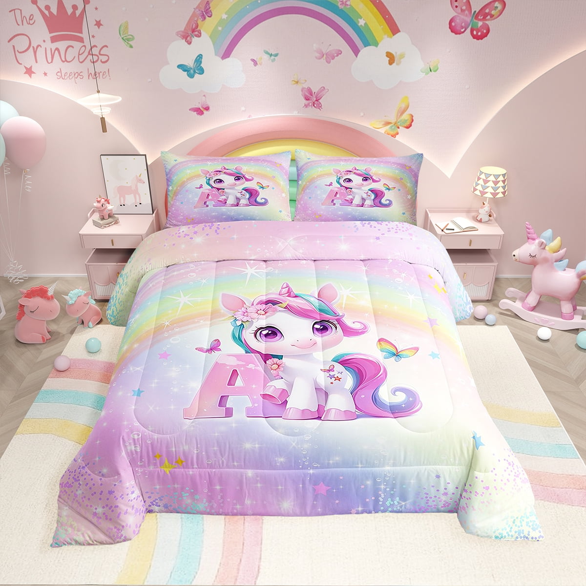 Click here for Erosebridal Initial A Letter Bedding Sets Queen Wi... prices