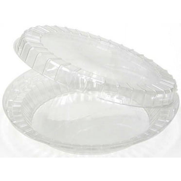 Pactiv Rose Pattern Plastic Cake Container 13", Black Base/Clear Lid ...