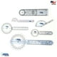 Goniometer Physical Therapy Complete Set W/Bonus Reflex Hammer ...