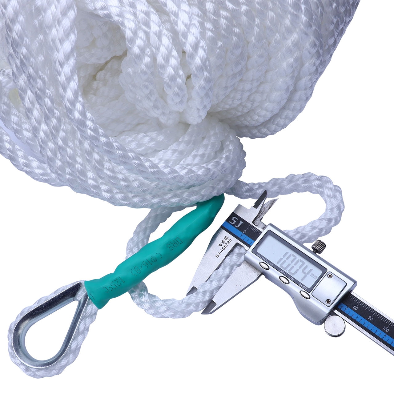 Buy Carbole Nylon Solid Twisted Three Strand Braid Anchor Rope, 3/8 x ...