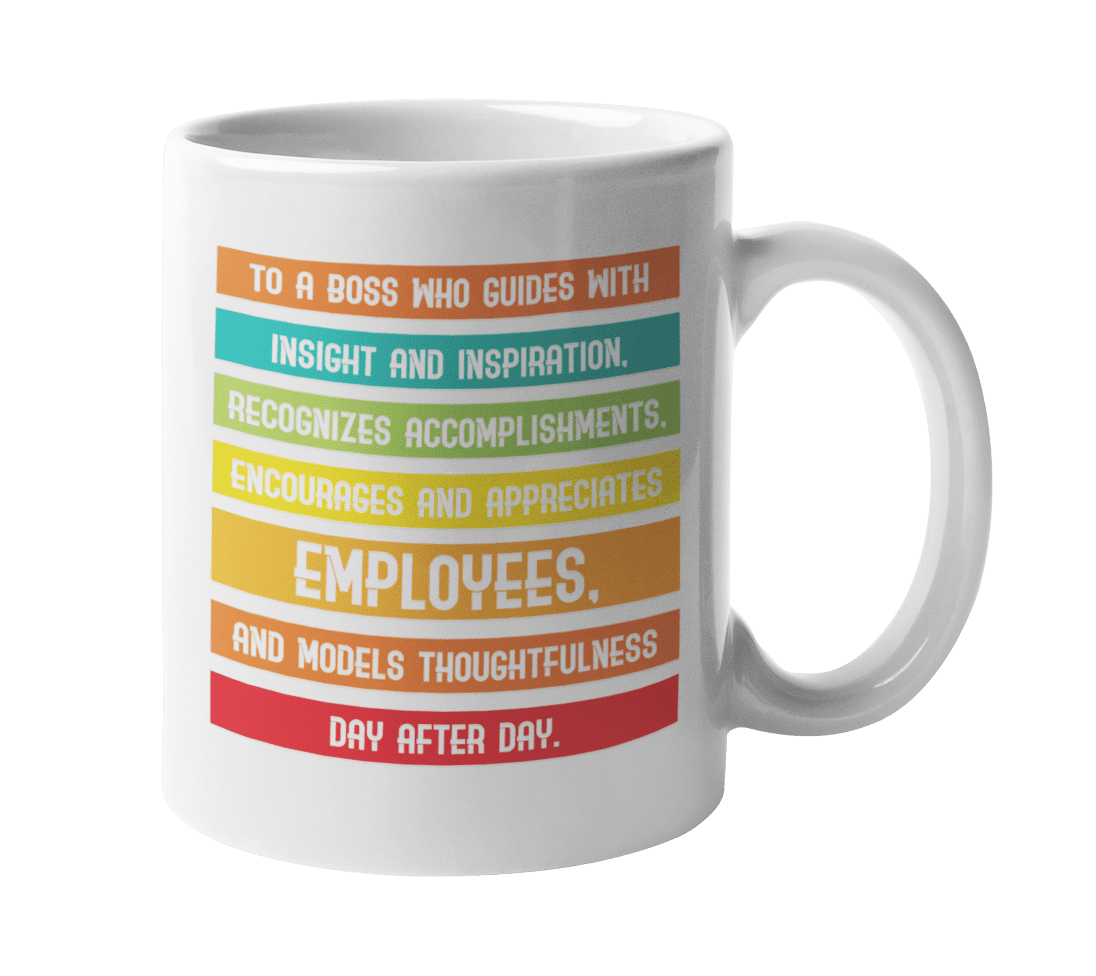 To A Boss Who Guides With Insight And Inspiration. Gratitude Coffee ...
