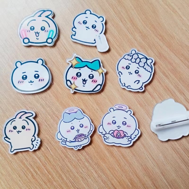 Click here for Yangdingxing 8pcs/Set Chiikawa Brooch Cartoon Char... prices