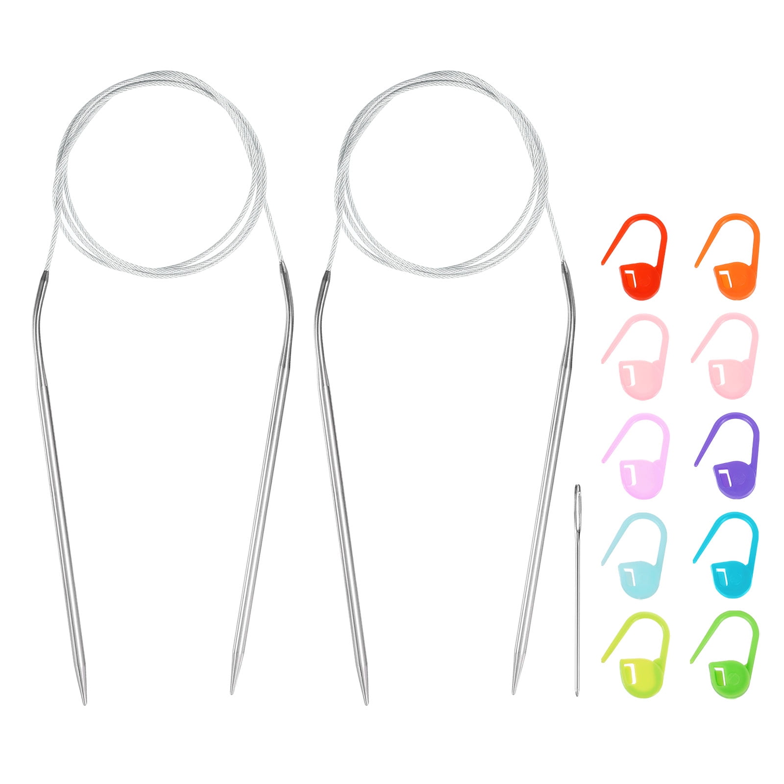 Click here for Unique Bargains Uxcell 2pcs Knitting Needles Size... prices