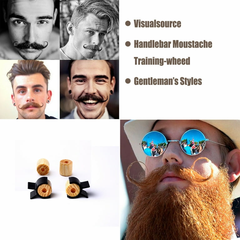 Handlebar Moustache With Beard
