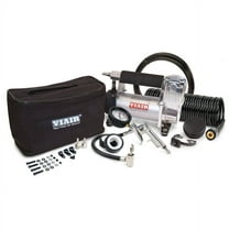 VIAIR Dual 400C 12 Volt 150 PSI Chrome Air Accessories Compressor Kit Value Pack - Walmart.com