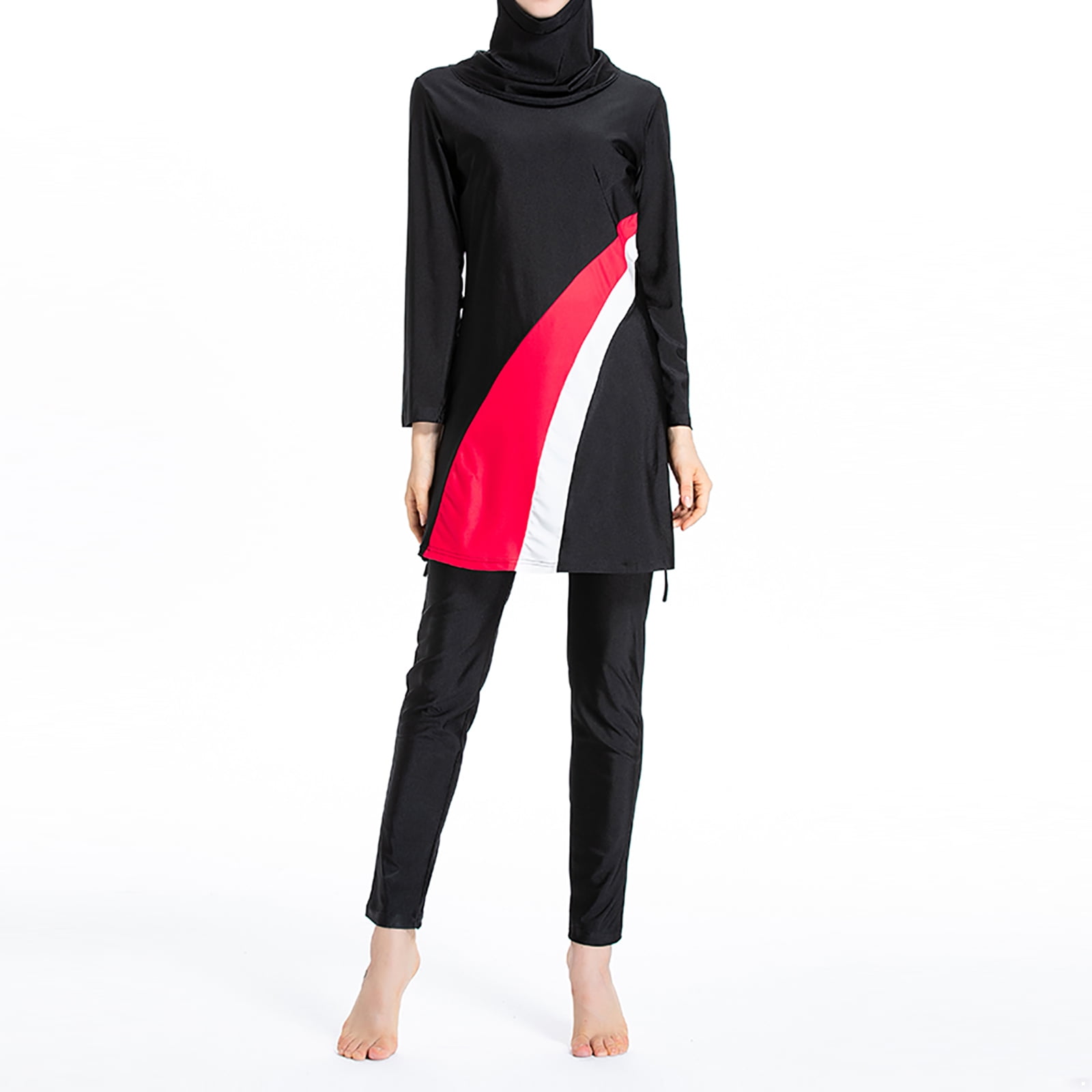 YONGHS Muslim Swimsuits for Women 3 Pieces Modest Islamic Burkini ...