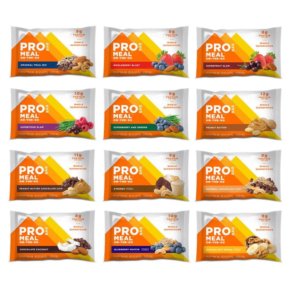 PROBAR - MEAL Bar, Variety Pack - Natural Energy, Non-GMO, Gluten-Free ...