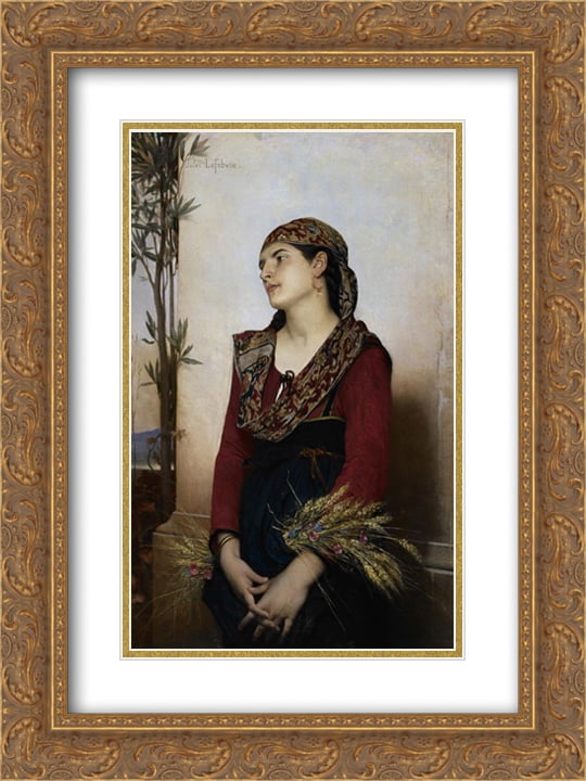 Jules Joseph Lefebvre 2x Matted 18x24 Gold Ornate Framed Art Print ...