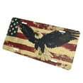 Eagle American Flag License Plate, Car Front License Plates With 4 ...