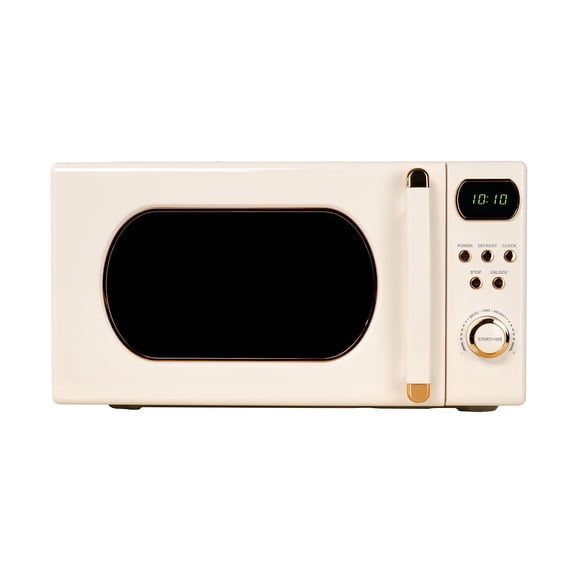 Open Box Mainstays MS8636130889-01 0.7 Cu ft Retro Countertop Microwave ...