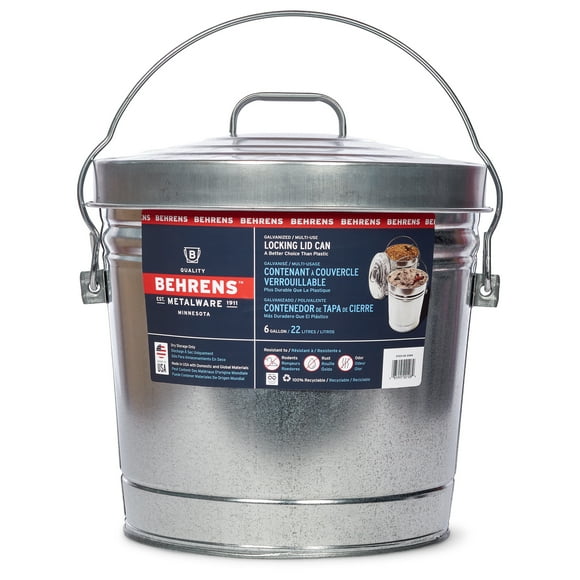 5 Gallon Metal Bucket