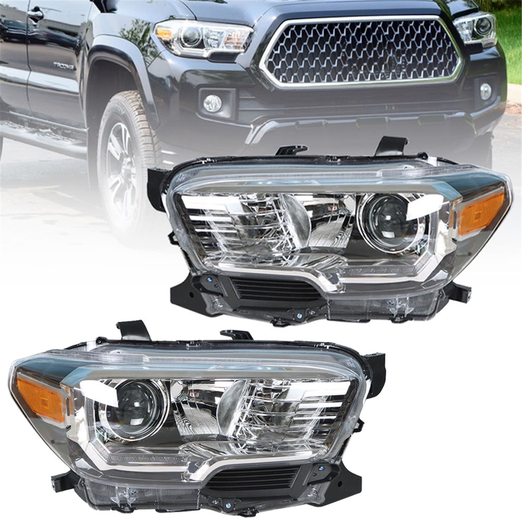 Genrics Headlight Assembly TO2502254 TO2503254 Replacement for 2016 ...