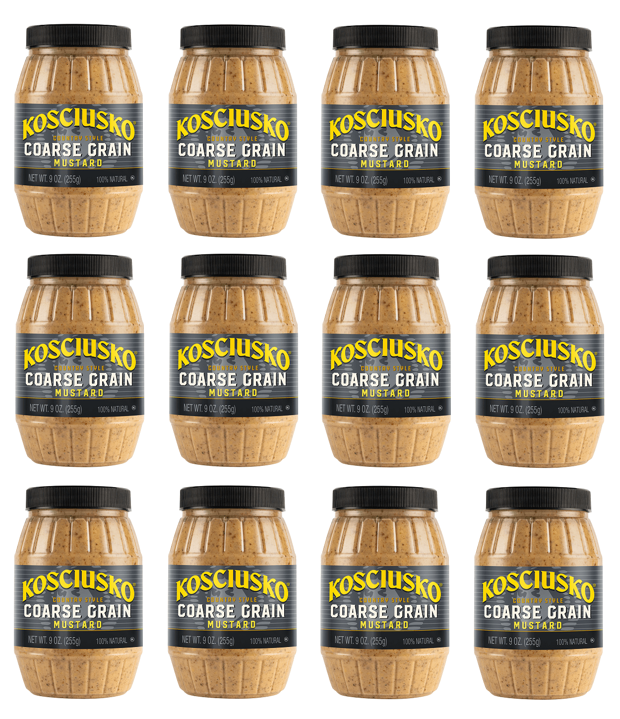 Plochman's Kosciusko Country Style Coarse Grain Mustard, Hearty Country ...