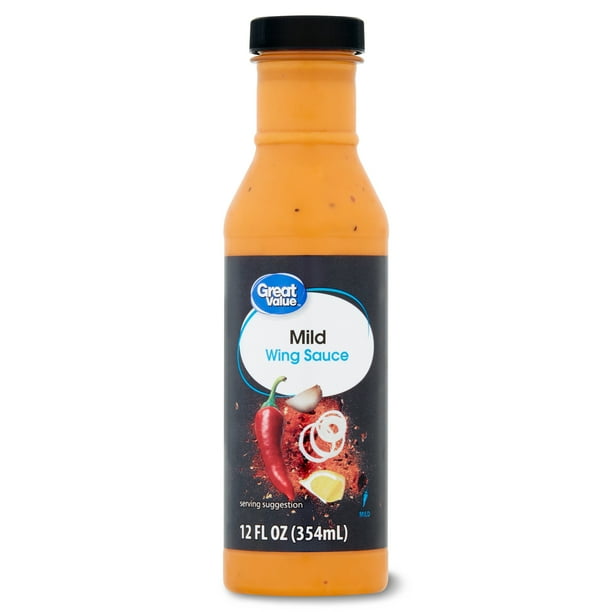 Great Value Mild Wing Sauce, 12 fl oz - Walmart.com