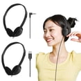 Agiufgs Wired Headphones PVC and ABS, High-Fidelity Sound with Dynamic ...
