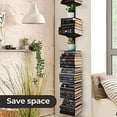 Floating Book Shelves for Wall, 8 Tier Invisible Floating Bookshelf ...