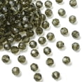 144pc Preciosa® Beads Czech 451 19 602 Round 40010 Black Diamond 6mm ...