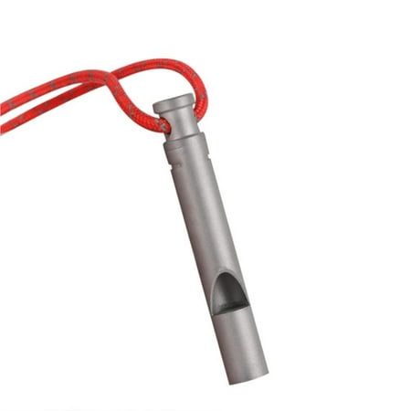 Sailomarn Ultralight Outdoor Titanium Whistle for Climbing Emergency ...