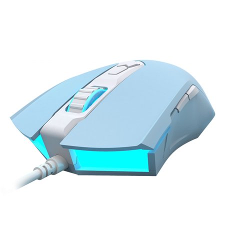 AJ52 wired professional gaming mouse has 7 RGB backlight modes for ...