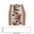 CaiTeLin Independence Day Table Flag, Red White Blue Star Striped ...