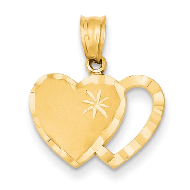 14k Heart Charm C1488 - Walmart.com