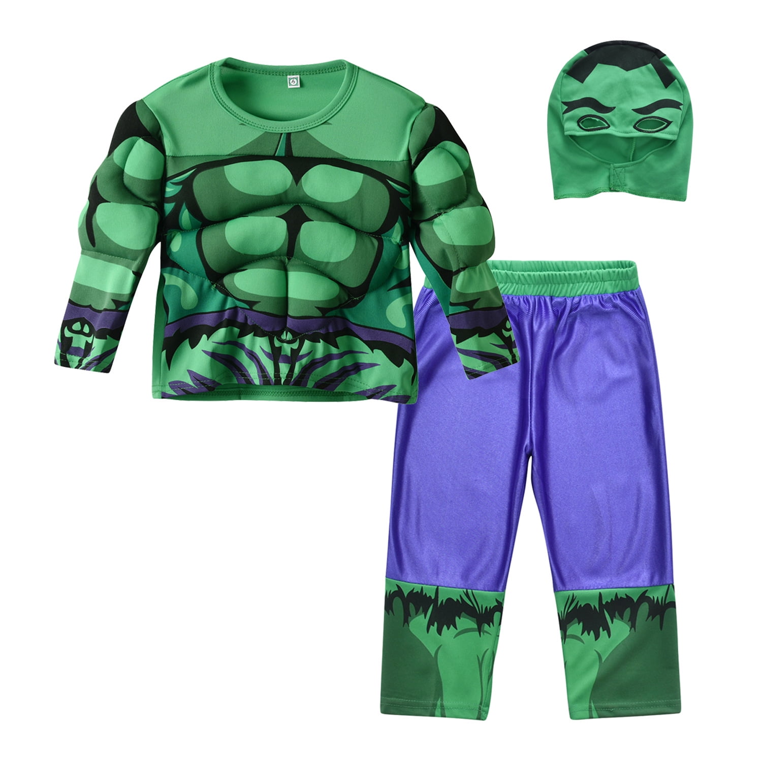 Disfraz de superhéroe de Marvel, Hulk, Capitán América, ropa para niños ...