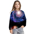 HXWCHs Lined Galaxy Hoodie for Girls - Vibrant Star Print Comfortable ...