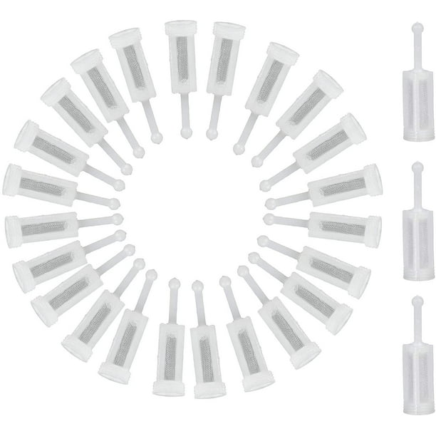 100 Pieces Spray Filter Fine Mesh Global Disposable HVLP Gravity Feed ...