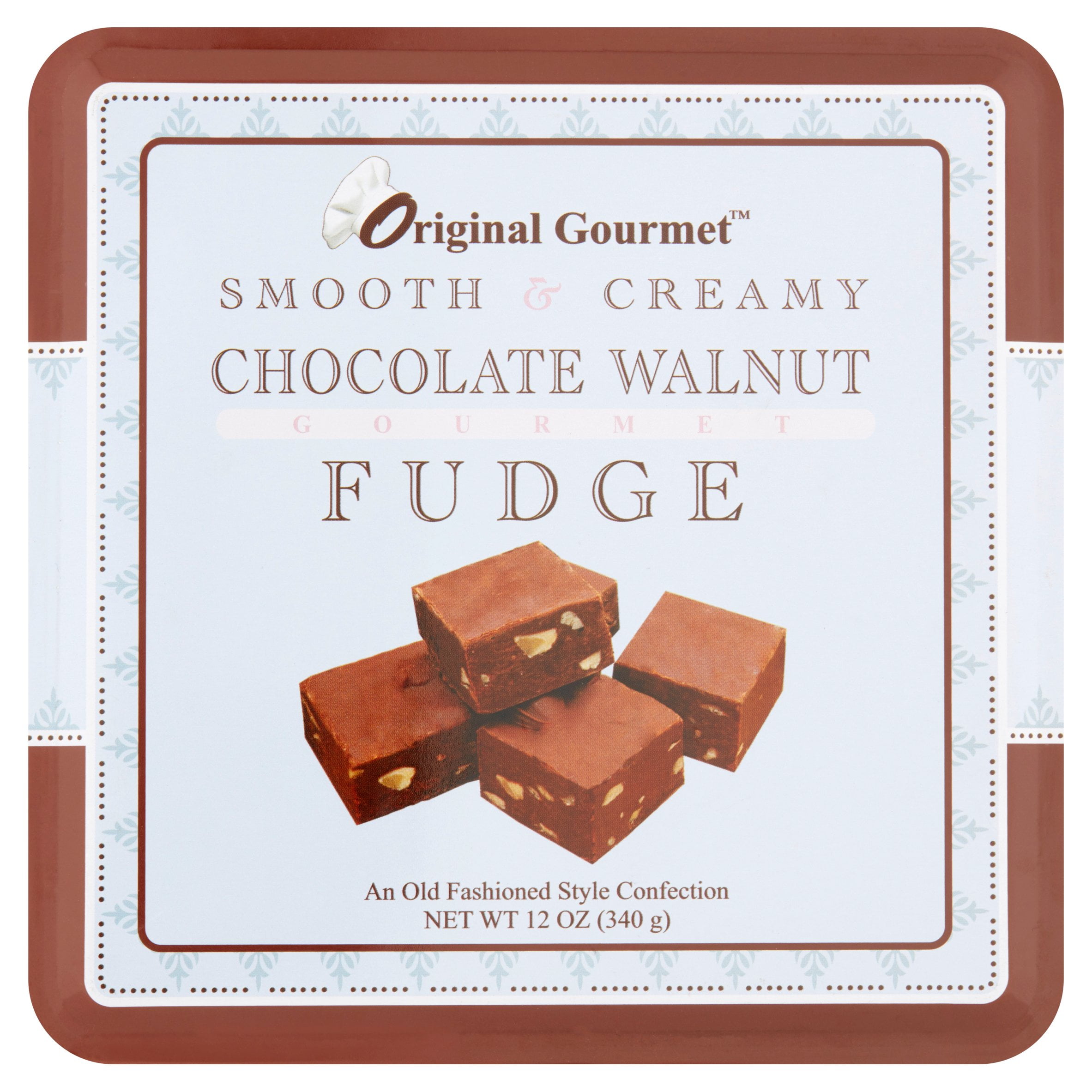 Original Gourmet Chocolate Walnut Fudge, 12 oz - Walmart.com