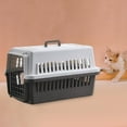 Portable Hard Sided Pet Carrier Transport Box Animal Carrier Organizer ...